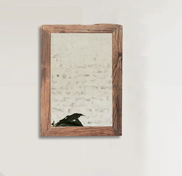 RAILWAY SLEEPER MIRROR 120x80cm | Indus Valley