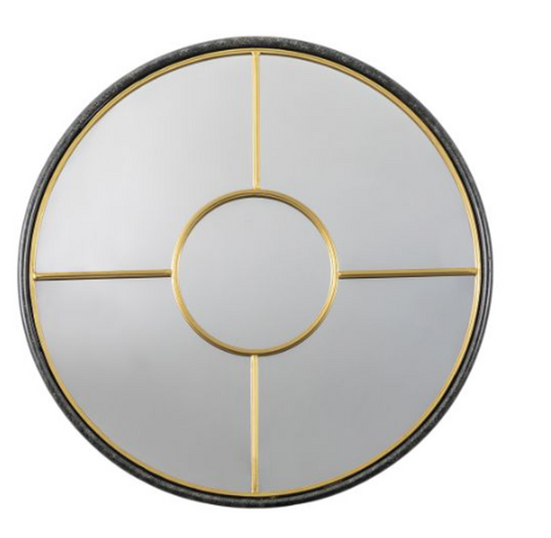 Rocca Round Mirror Gold Large | Millhouse Furniture
