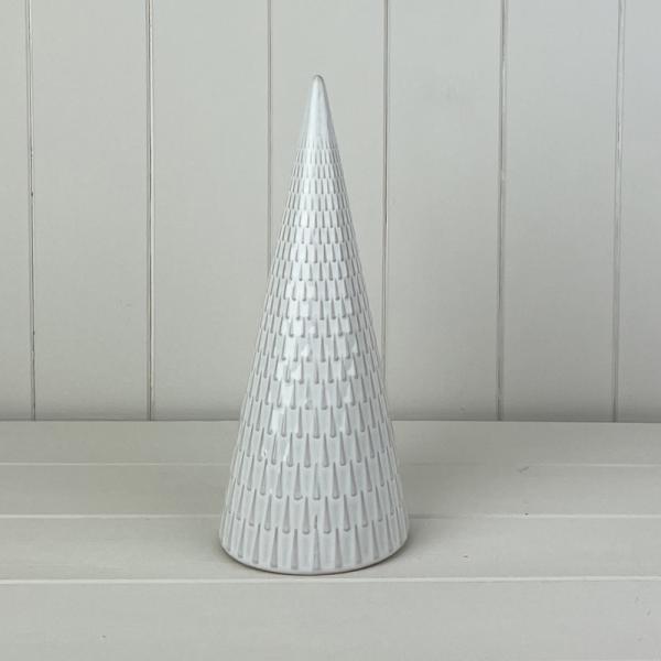 Glazed Ceramic Tree ornament with Textured Detail L10.5xD10.5xH26.3cm ...