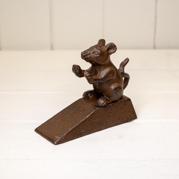 Cast Iron Mouse Door Stopper | Satchville