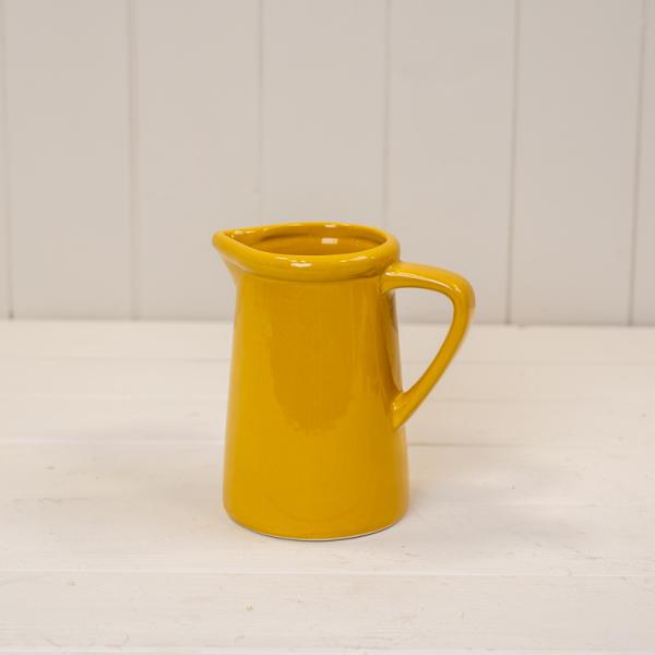 Burnt Yellow Ceramic Jug | Satchville