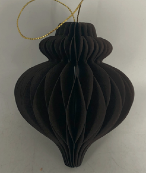Set of 3 Coffee Teardrop baubles | Satchville