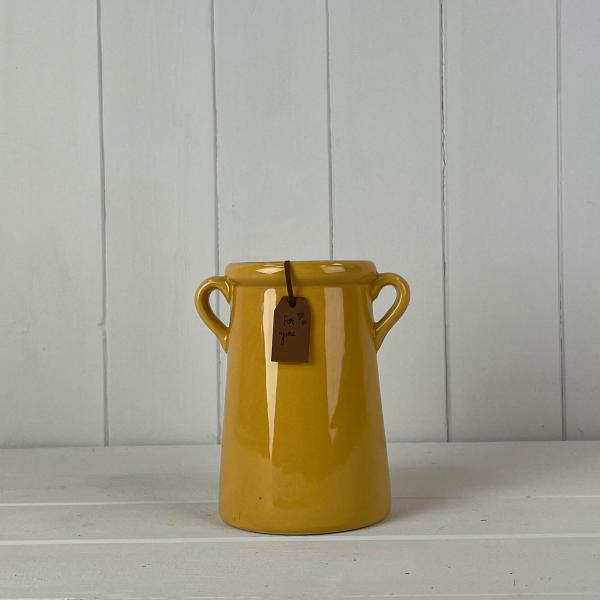 Burnt Yellow "For You" Vase | Satchville